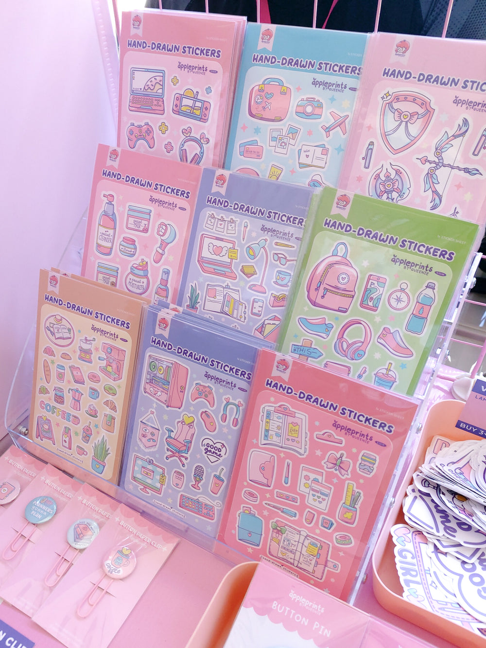 Cute Hand-drawn Stickers by Appleprints